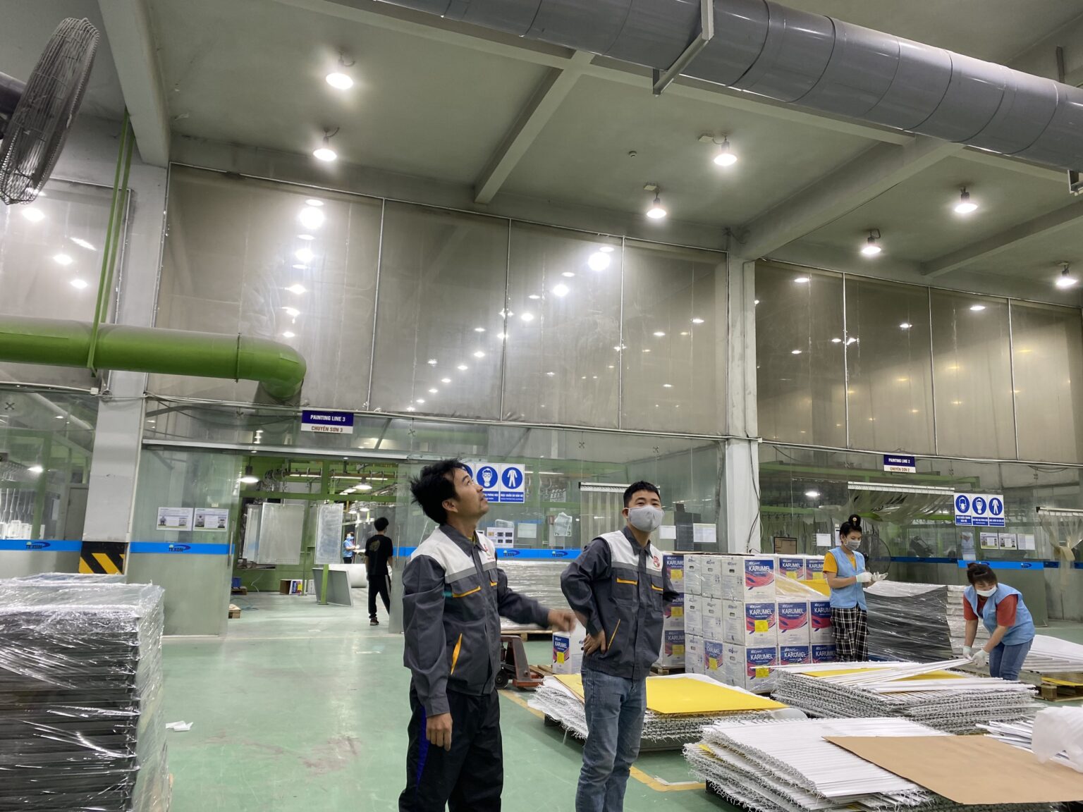 Thi công sửa chữa, chống thấm mái nhà xưởng Công ty Texon VietNam ...